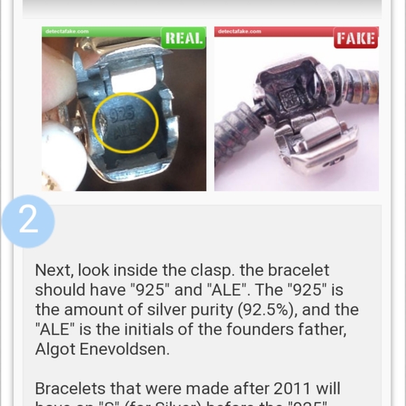 Pandora | Jewelry | How To Spot A Fake Pandora Bracelet Beware | Poshmark